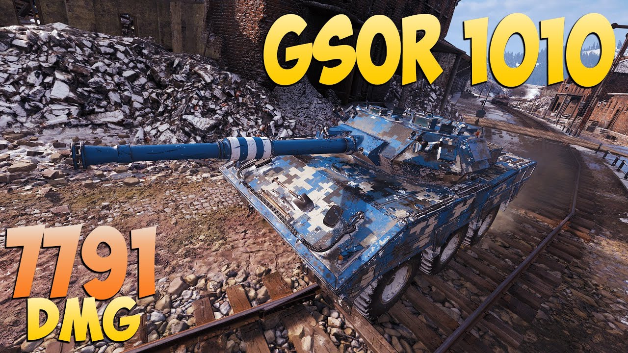 GSOR 1010 - 4 Kills 7.7K DMG - Methodical! - World Of Tanks - YouTube