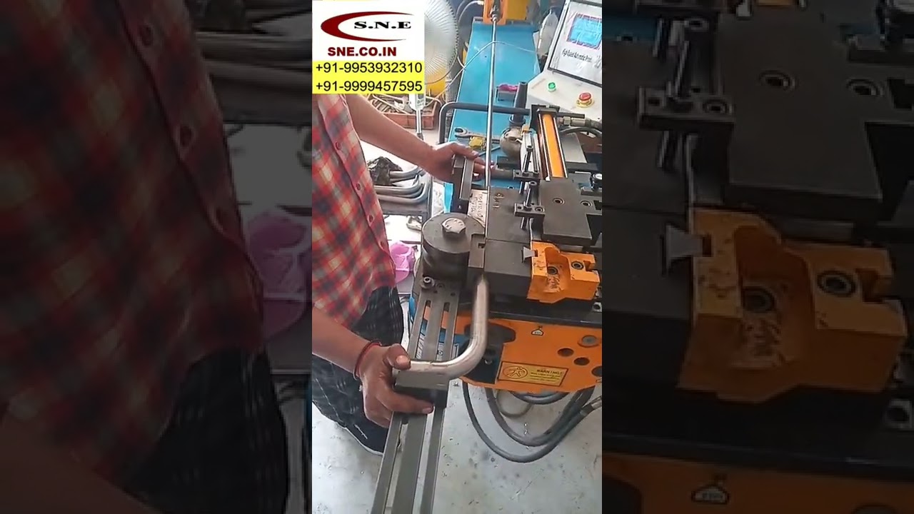 SS door handles pipe bending machine made in India | Stainless steel 10 ...
