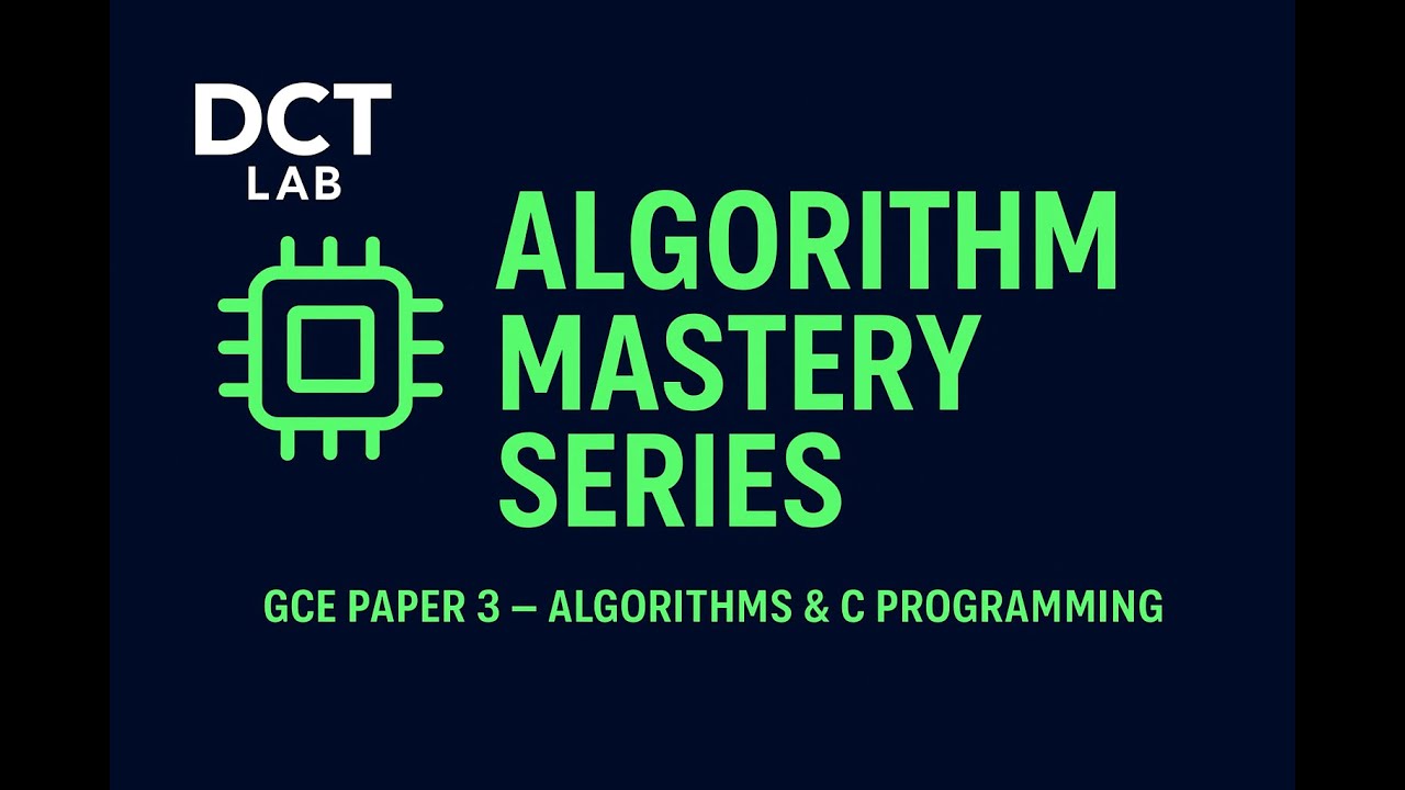Exercise 3 — Swap Two Numbers | Algorithm Mastery Series - YouTube