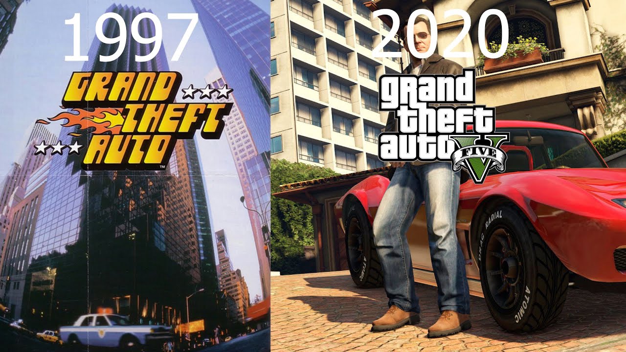 GTA 5 EVOLUTION (1997-2020) PS3 PS4 PS5 - YouTube