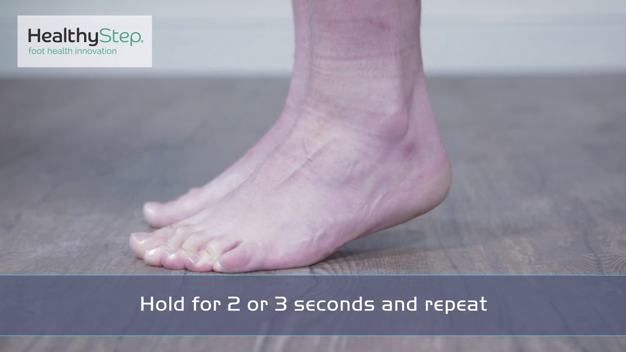 Heel raises exercise - YouTube