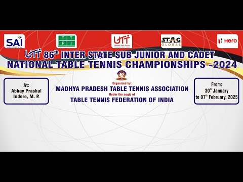 GD U-15 PQF | DIVYANSHI-NAISHA (MHR) V/S DANIYA-CHARMY (GUJ) | UTT 86th INTER STATE SUB...