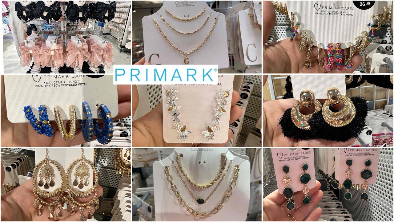 Primark jewellery new collection - July 2023 - YouTube