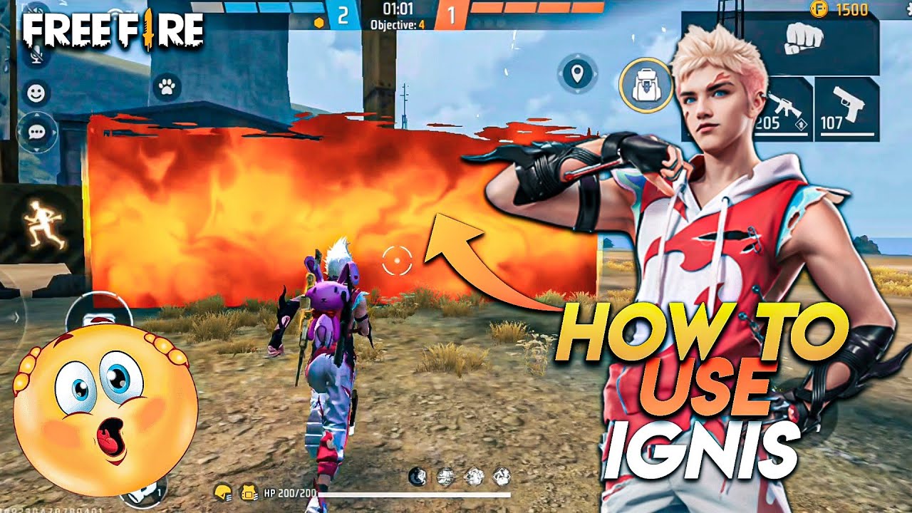 How To Use IGNIS CHARACTER In FREE FIRE 🔥 | WHAT'S IGNIS Character ...