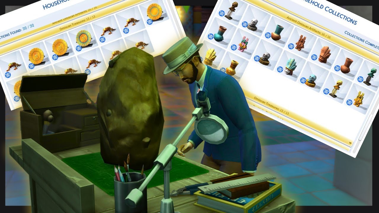 How to Collect ALL Artifacts and Treasures in Sims 4 Jungle Adventure! 🏺🌴(Sims 4 Collection ...