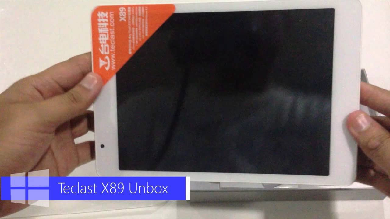 Teclast X89 Unbox แท็บเล็ต Windows 8 จากเมืองจีน - YouTube