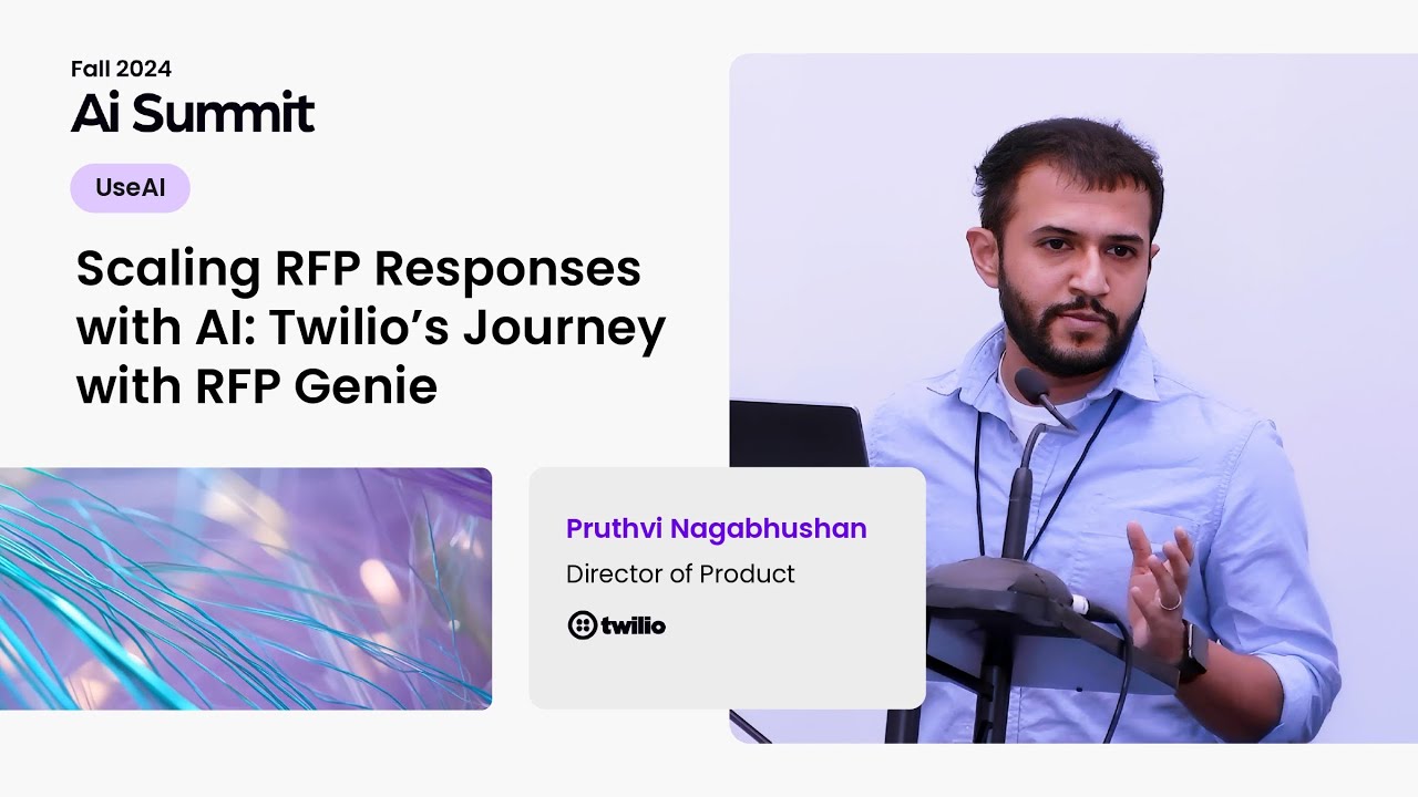 Twilio’s Journey with RFP Genie (Pruthvi Shetty) - YouTube
