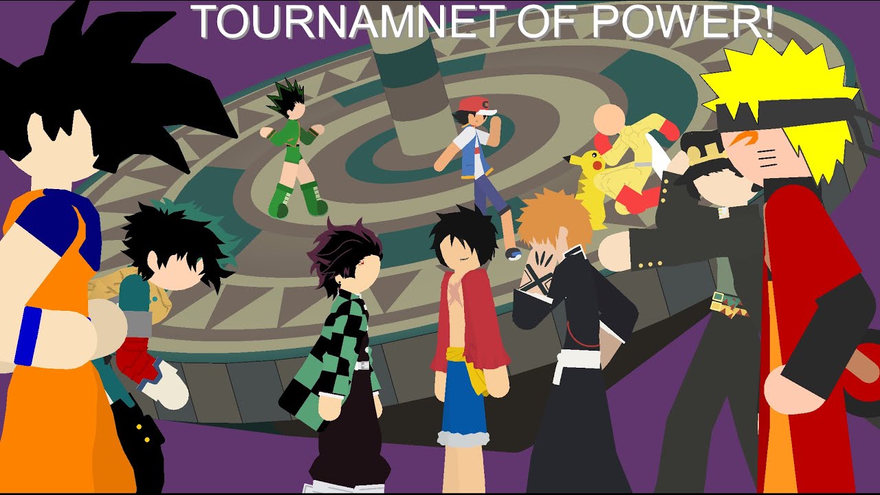 ANIME TOURNAMENT | Sticknodes Animation | fan made Pt. 1 | Naruto’s ...