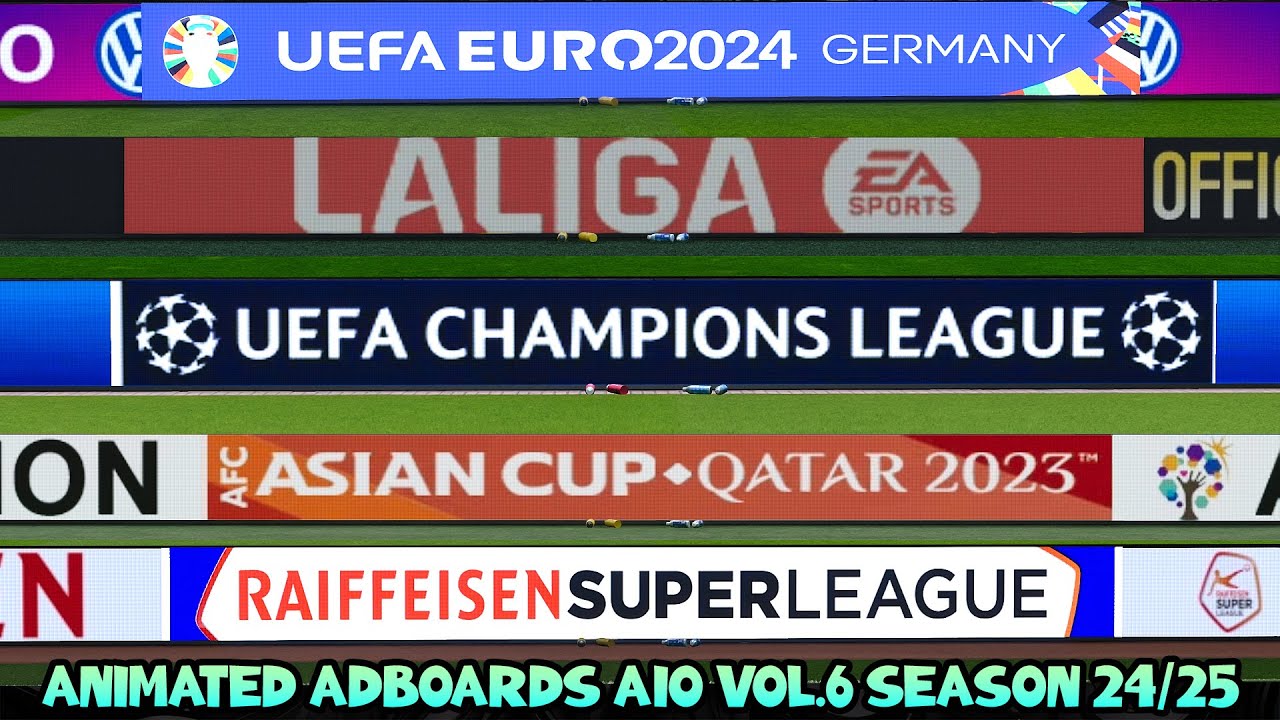 ANIMATED ADBOARDS AIO VOL.6 SEASON 24/25 - PES 2021 & FOOTBALL LIFE ...