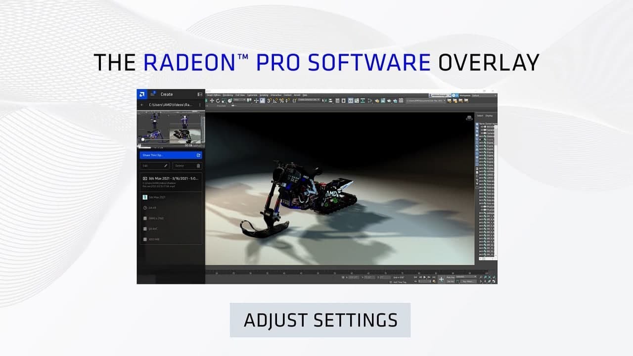 AMD Radeon™ Pro Software for Enterprise 21.Q1 Delivers Improved ...