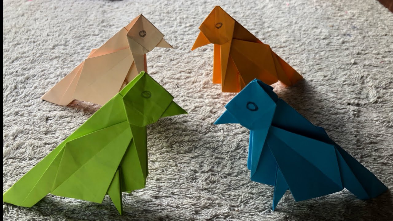 DIY paper Pigeon | How to make pigeon from A4 paper - YouTube