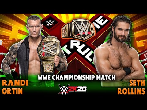 FULL MATCH | RANDI ORTIN VS SETH ROLLINS | CHAMPIONSHIP TITTLE MATCH EXTREME RULES | wwe2k20