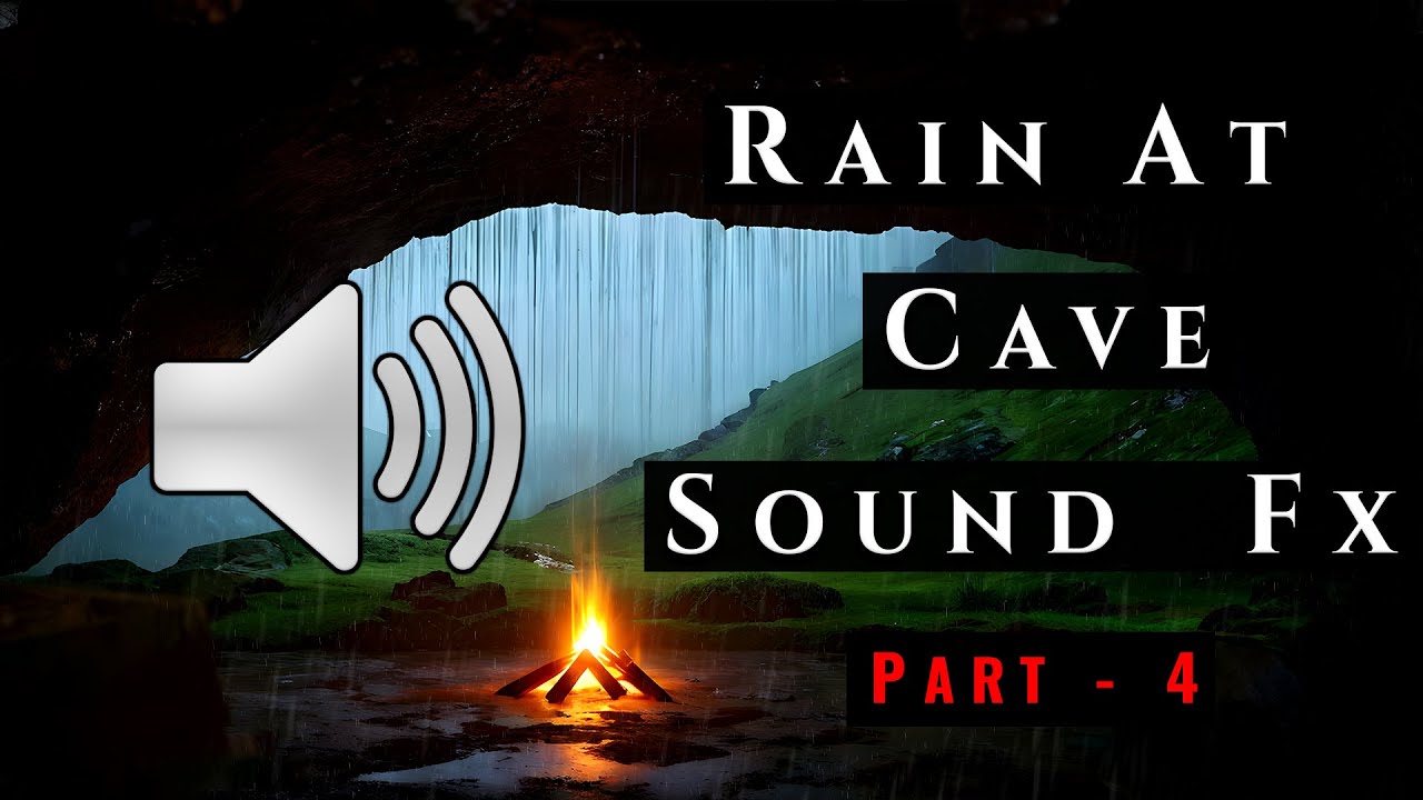 Rain At Cave Sound Effect Part 4 - YouTube