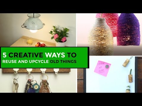 5 Creative Ways To Reuse and Recycle Old Things - YouTube