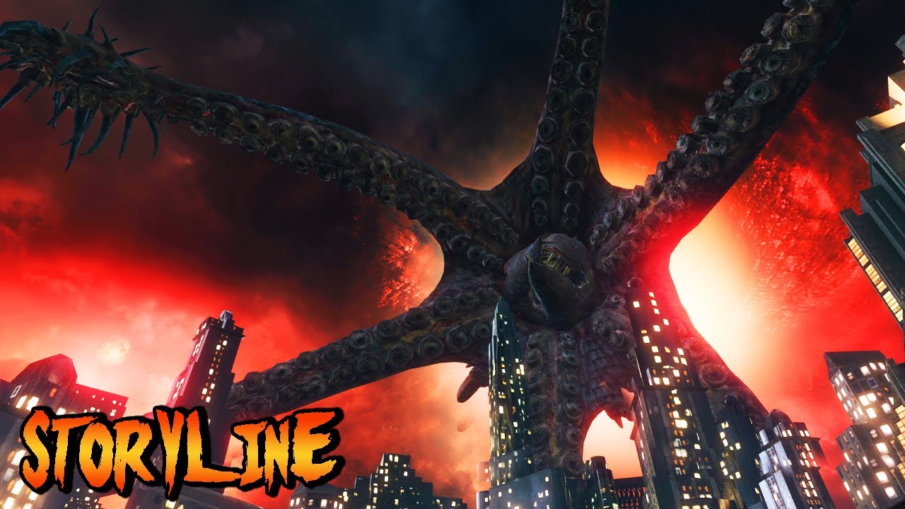 SHADOWS OF EVIL STORYLINE! (NEW EXPLANATION) Zombies Crew in Alien ...