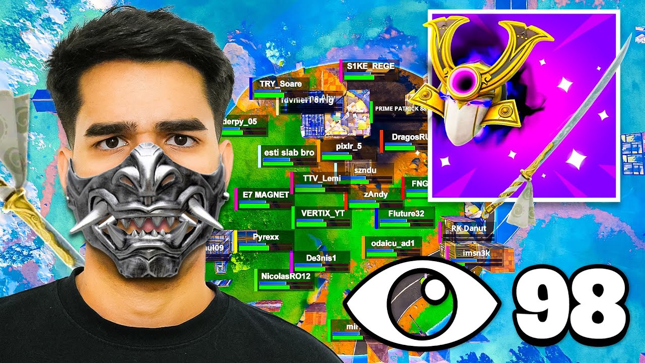 Custom Doar Cu *ONI MASK SI SABIE* Pe Fortnite - ! - YouTube