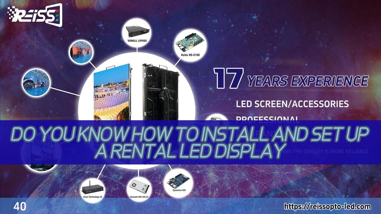 DO YOU KNOW HOW TO INSTALL AND SET UP A RENTAL LED DISPLAY - YouTube