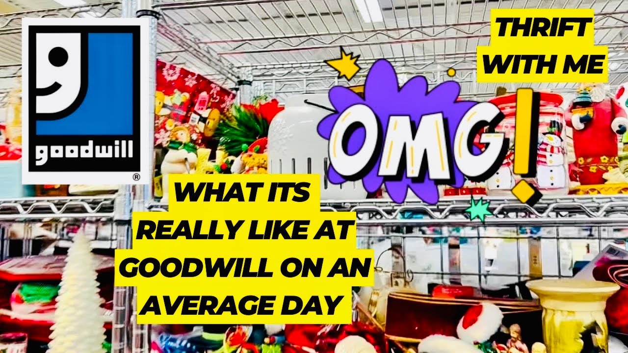 What it’s really like Thrifting at Goodwill Thrift with me for vintage ...