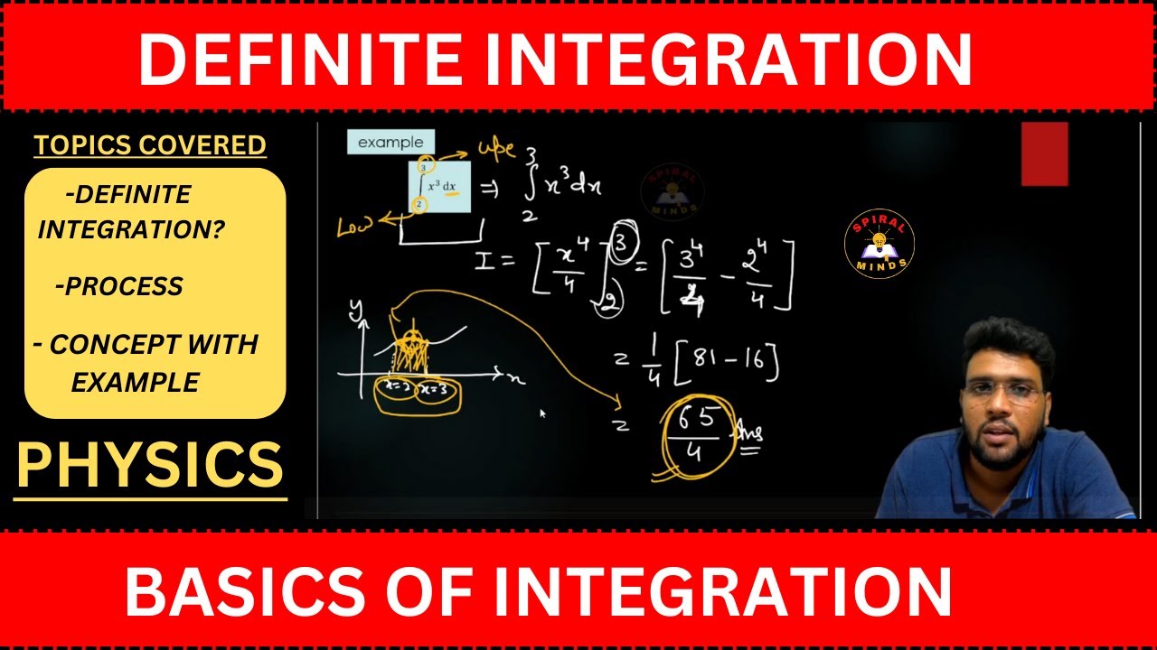 DEFINITE INTEGRATION | CONCEPT WITH EXAMPLE | CLASS 11 &12 | BASICS ...