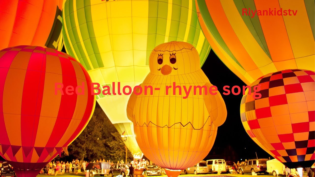 "🎈 My Red Balloon Song | Fun and Happy Rhyme for Kids 🎈" - YouTube