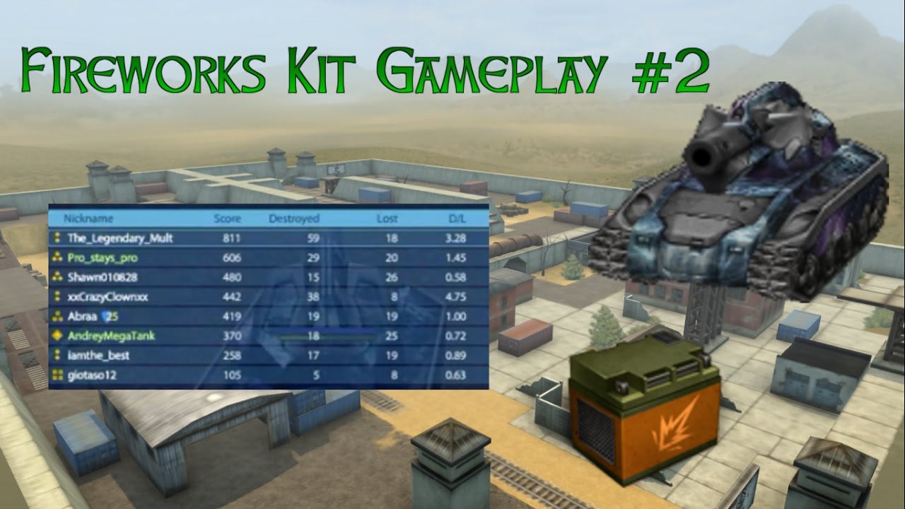 Tanki Online Fireworks Kit Gameplay #2 - YouTube