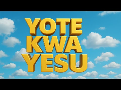 Yote kwa Yesu | Yote Namtolea Yesu | #Piano Instrumental Hymn Lyrics