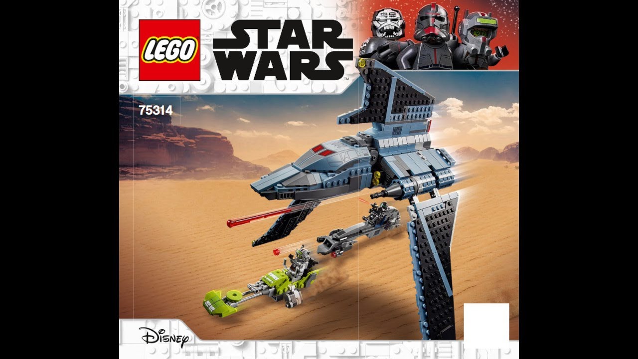 LEGO Instructions | Star Wars | 75314 | The Bad Batch Attack Shuttle ...