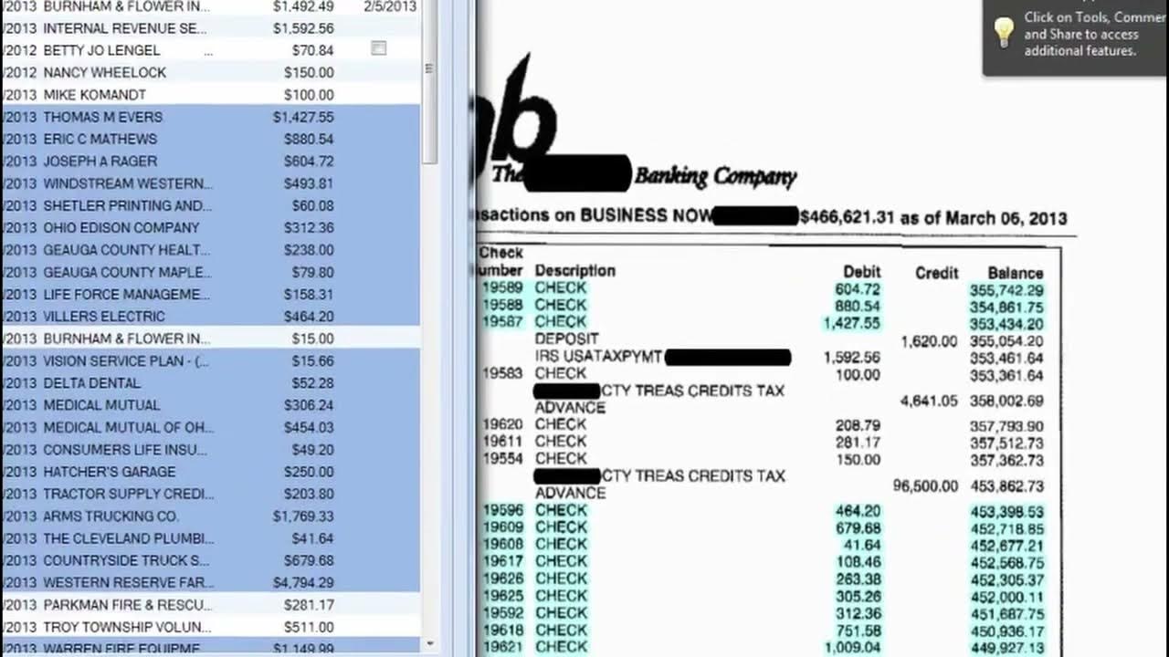 Simple Bank Rec Screencast Tutorial - YouTube