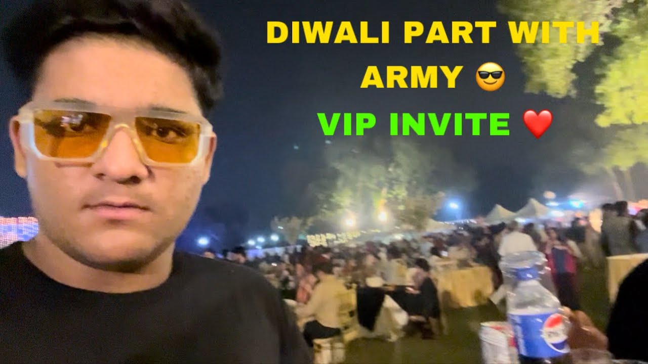 DIWALI PARTY WITH ARMY VIP INVITE ️😎 || Harman Vlogs - YouTube