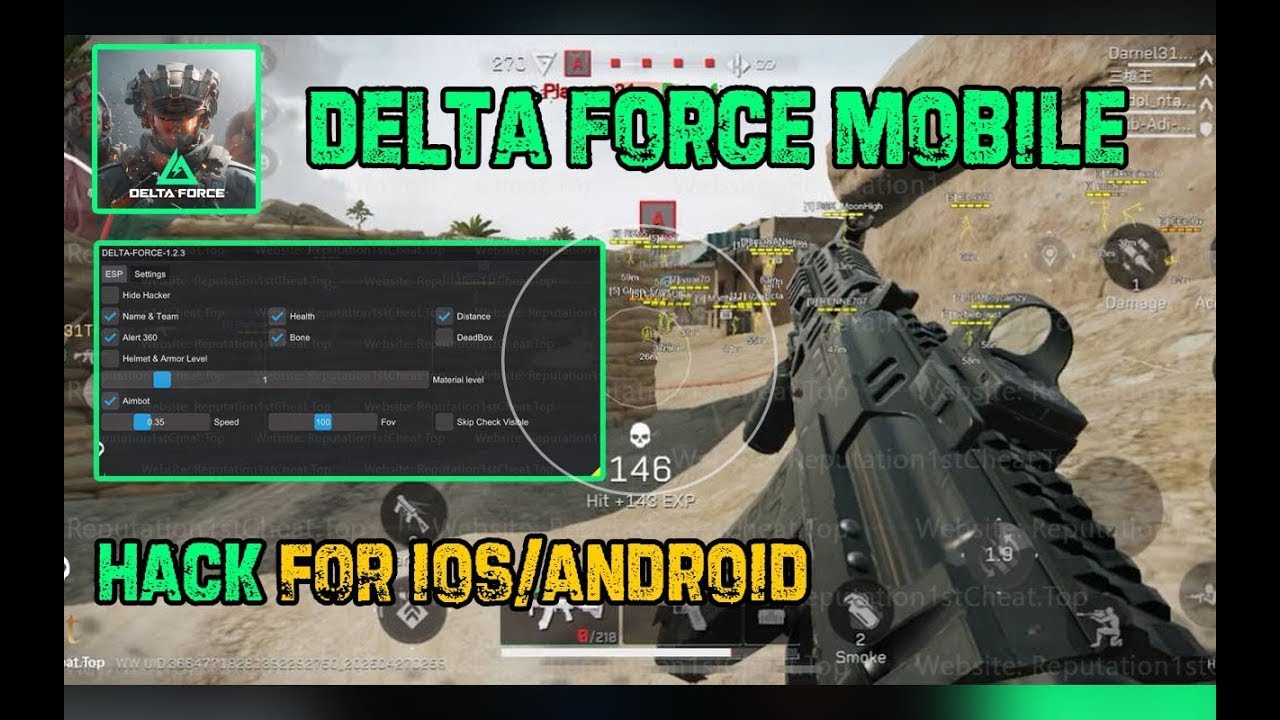 🔥Delta Force Mobile Hack Cheat for iOS, Android no Root, no Jaibreak ...