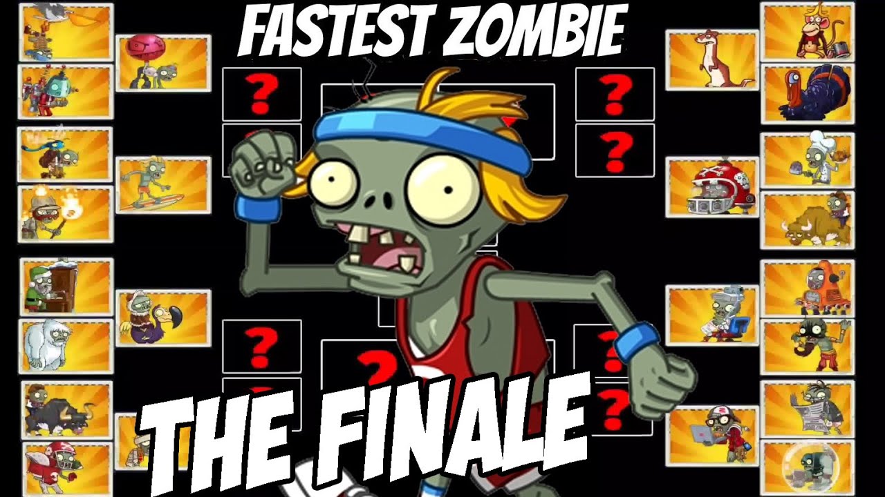 Tournament All Zombies - Who 's Fastest Zombie? - PvZ 2 Zombie Vs ...
