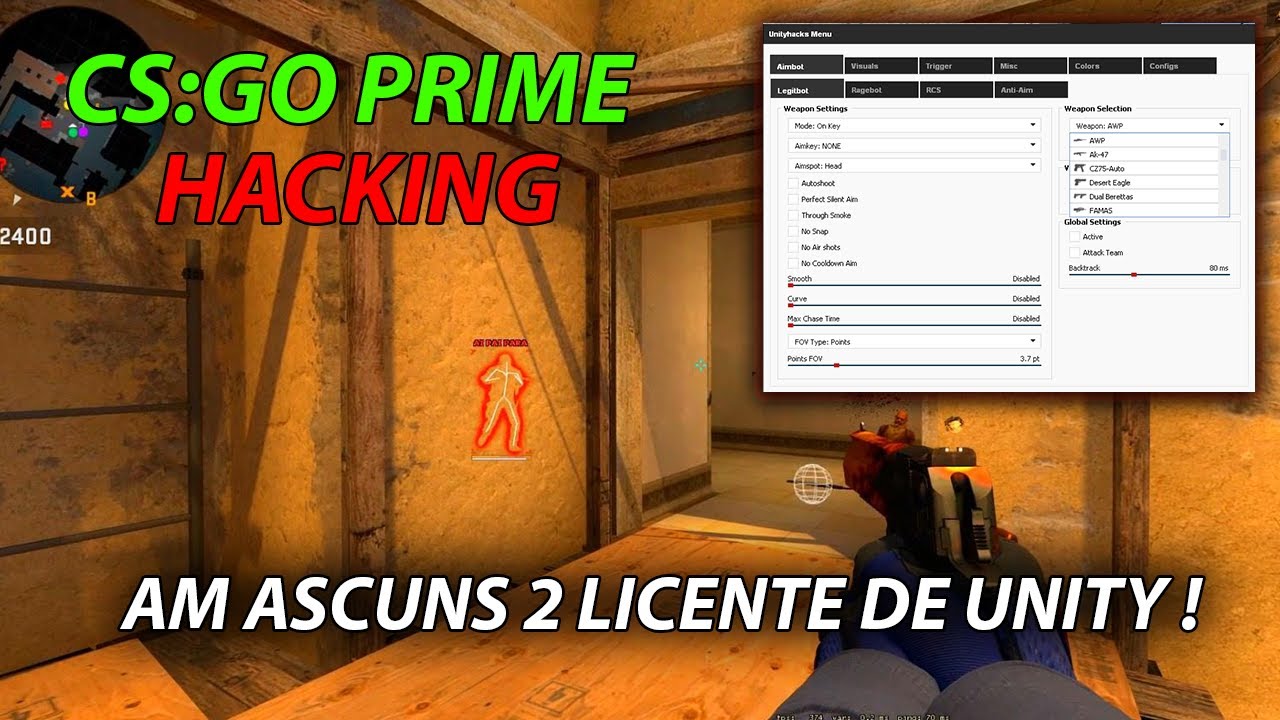 IN ACEST VIDEOCLIP AM ASCUNS 2 LICENTE DE UNITYHACKS ! - CS:GO Prime ...