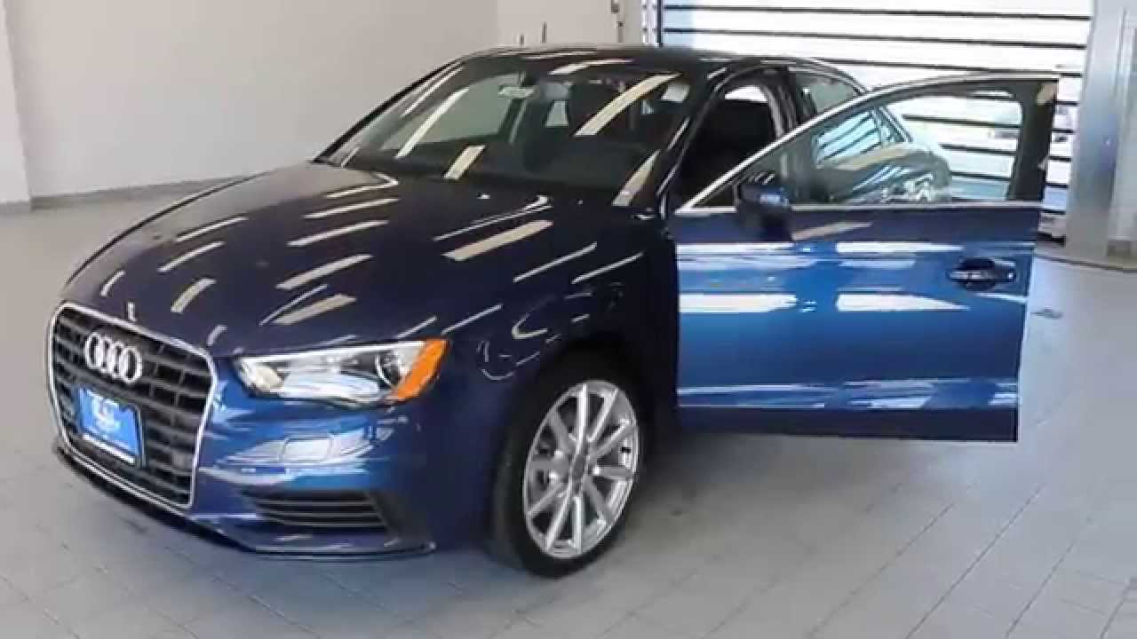 2015 Audi A3, Scuba Blue Metallic - STOCK# 110332 - Walk around - YouTube