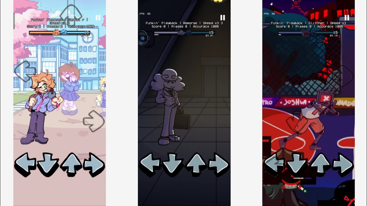 Friday Night Funkin'Mod - Funkin' Playback DEMO - VS Senpai, Updike ...