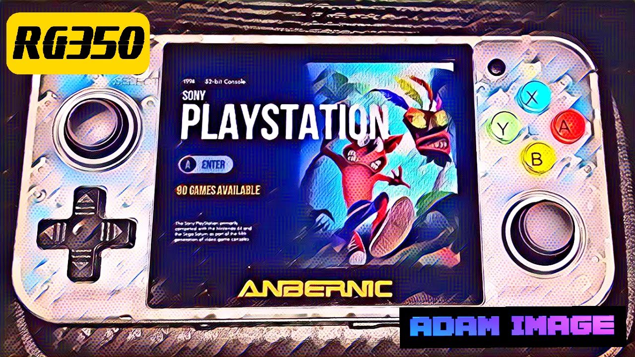 RG350 Custom Firmware (Adam Image) 2022 - YouTube