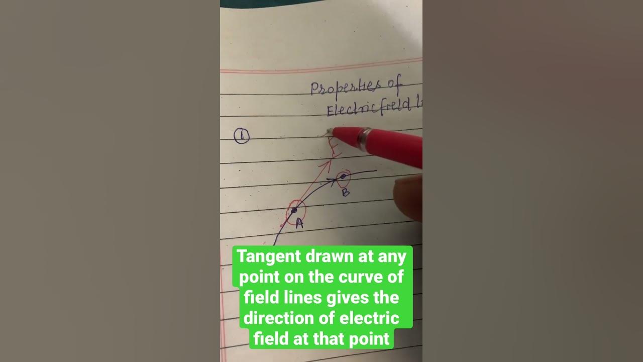 Tangent Drawn At Any Point On Field Lines Gives Direction Of Electric tangent-drawn-at-any-point-on-field-lines-gives-direction-of-electric