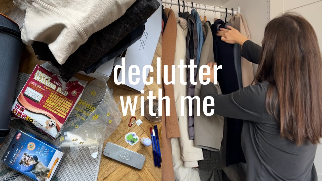 follow along as I declutter my apartment - YouTube