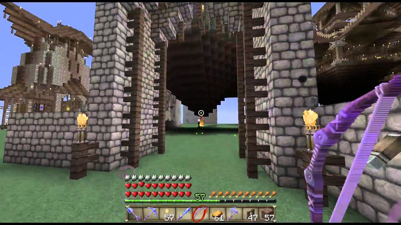 Minecraft Command Block Gate - YouTube