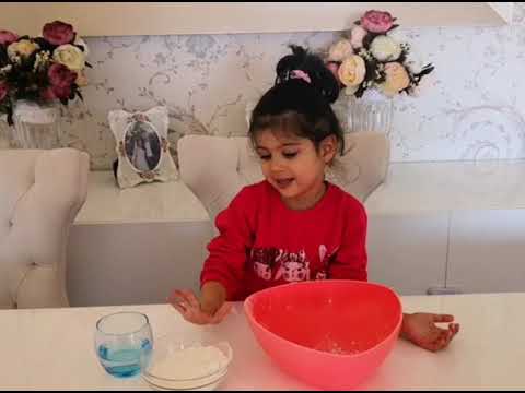 Sadece 2 malzeme ile oyun hamuru nasıl yapılır? - HOW TO MAKE Dough with only 2 ingredients?