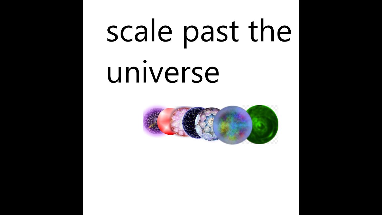 the scale past our universe! - YouTube