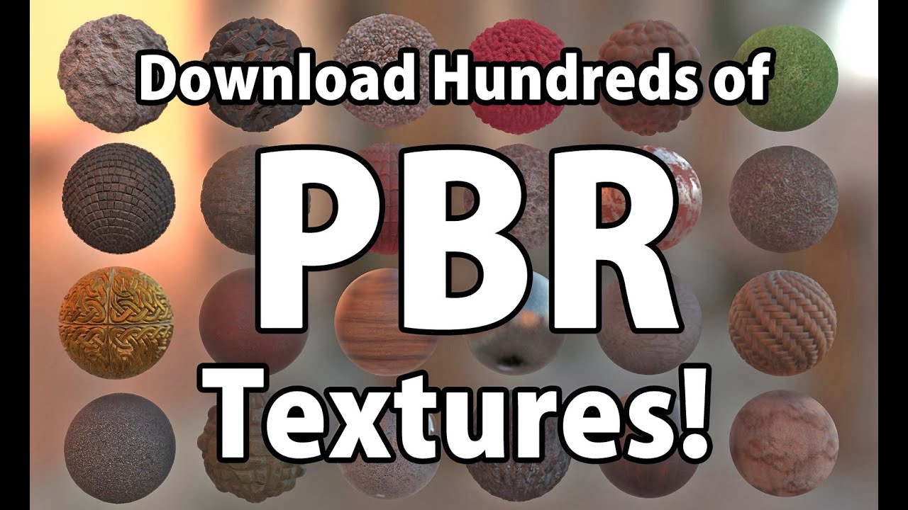 Download Hundreds of PBR Textures for Commercial Use - YouTube