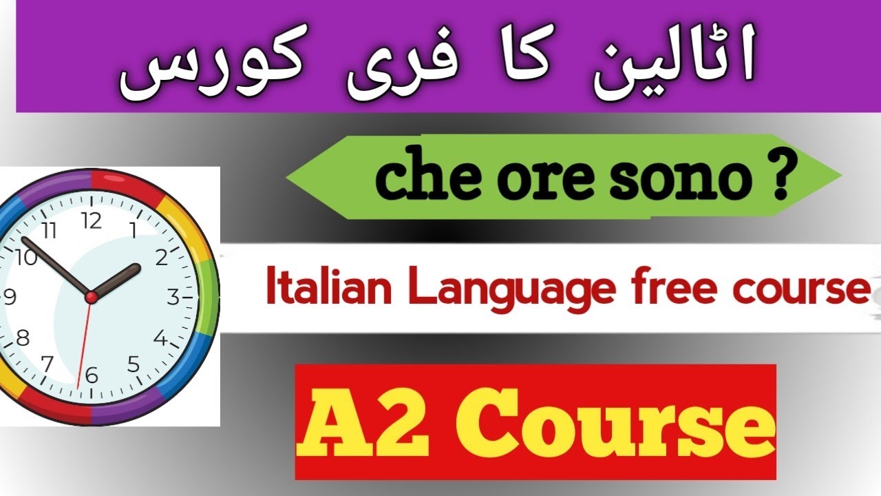 Italian Language course A2 | A2 esame | Learn Italian elementary| A2 ...