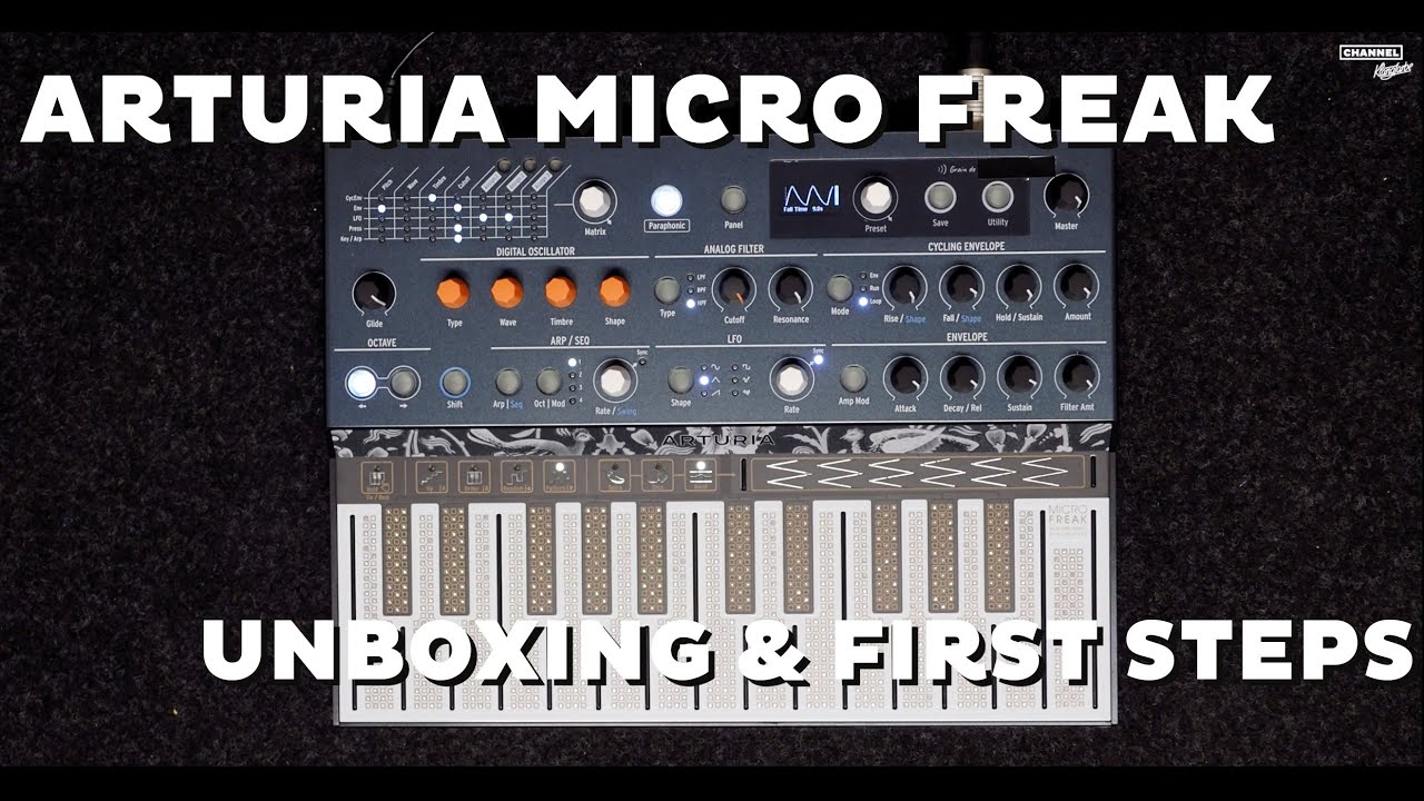 Arturia MicroFreak - Unboxing & First Steps - YouTube