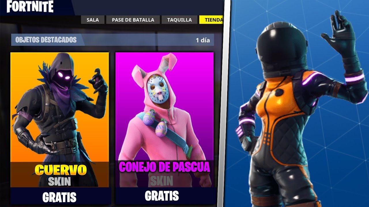 NUEVAS SKINS GRATIS en Fortnite! - Cuervo, Guardia Oscura y SKIN GRATIS ...