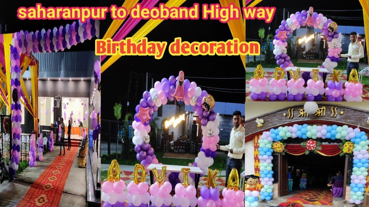 princess👸 thems, birthday back drop decoration, birthday decoration ...
