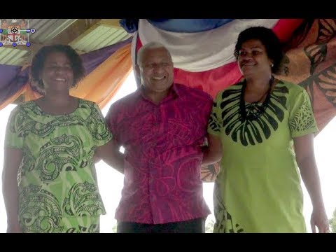 Fijian Prime Minister, Hon. Voreqe Bainimarama visits Lutu Village in ...