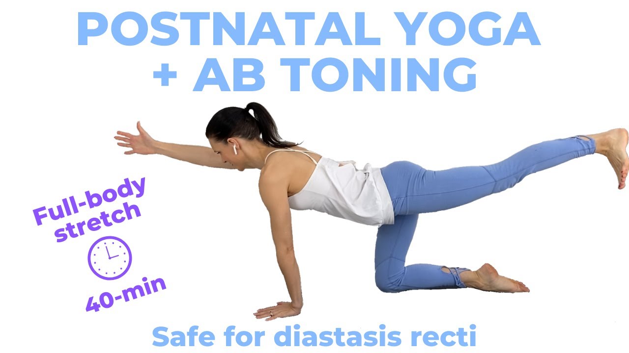 Postnatal Yoga With Postpartum Ab Workout YouTube Postnatal Yoga With Postpartum Ab Workout YouTube
