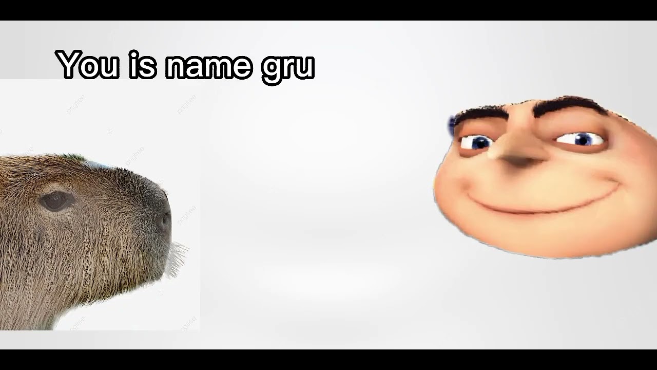 Capybara Vs Gru Rap Battle - YouTube