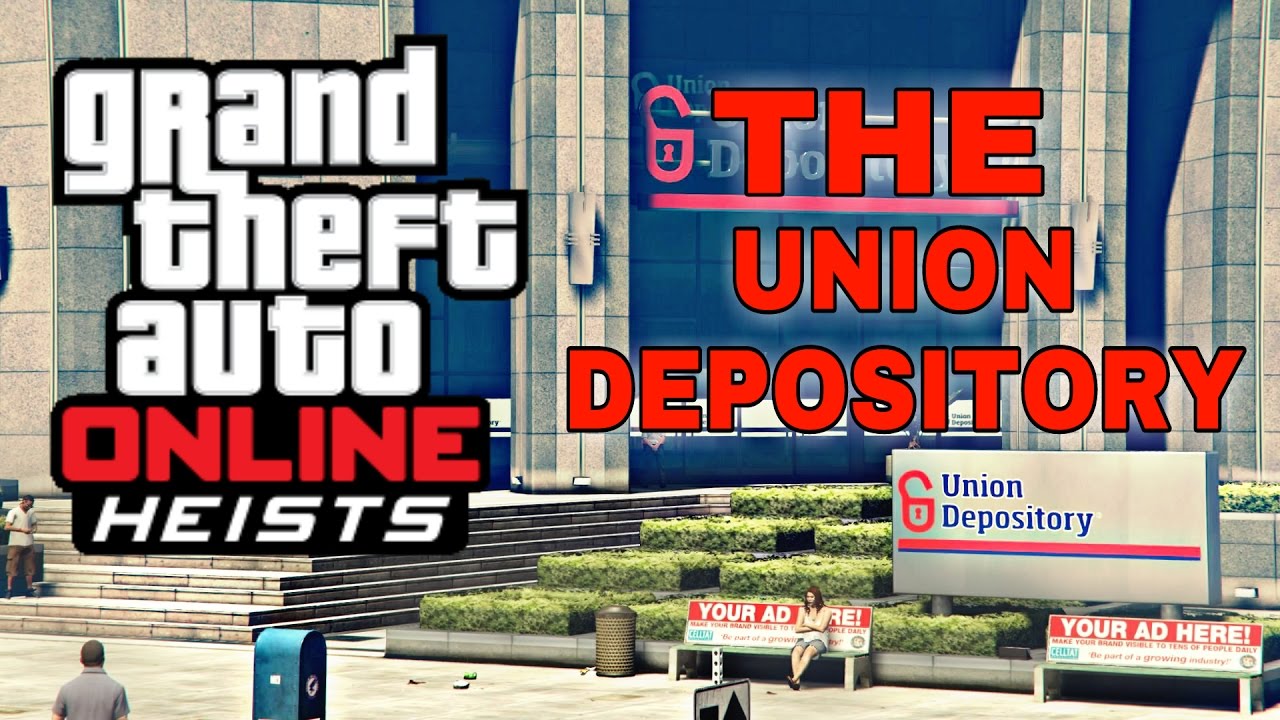 GTA ONLINE NEW HEIST THE UNION DEPOSITORY Rockstar Editor - YouTube