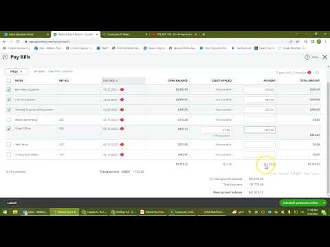 ACC 150 - Ch. 4 How to pay bills - YouTube
